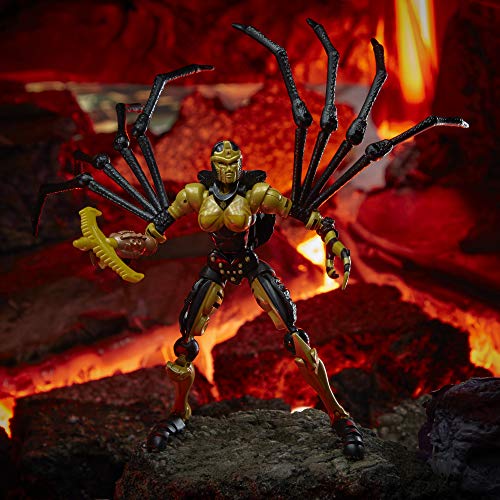 Transformers Toys Generations War for Cybertron: Kingdom Deluxe WFC-K5 Blackarachnia Action Figure - Kids Ages 8 and Up, 5.5-inch