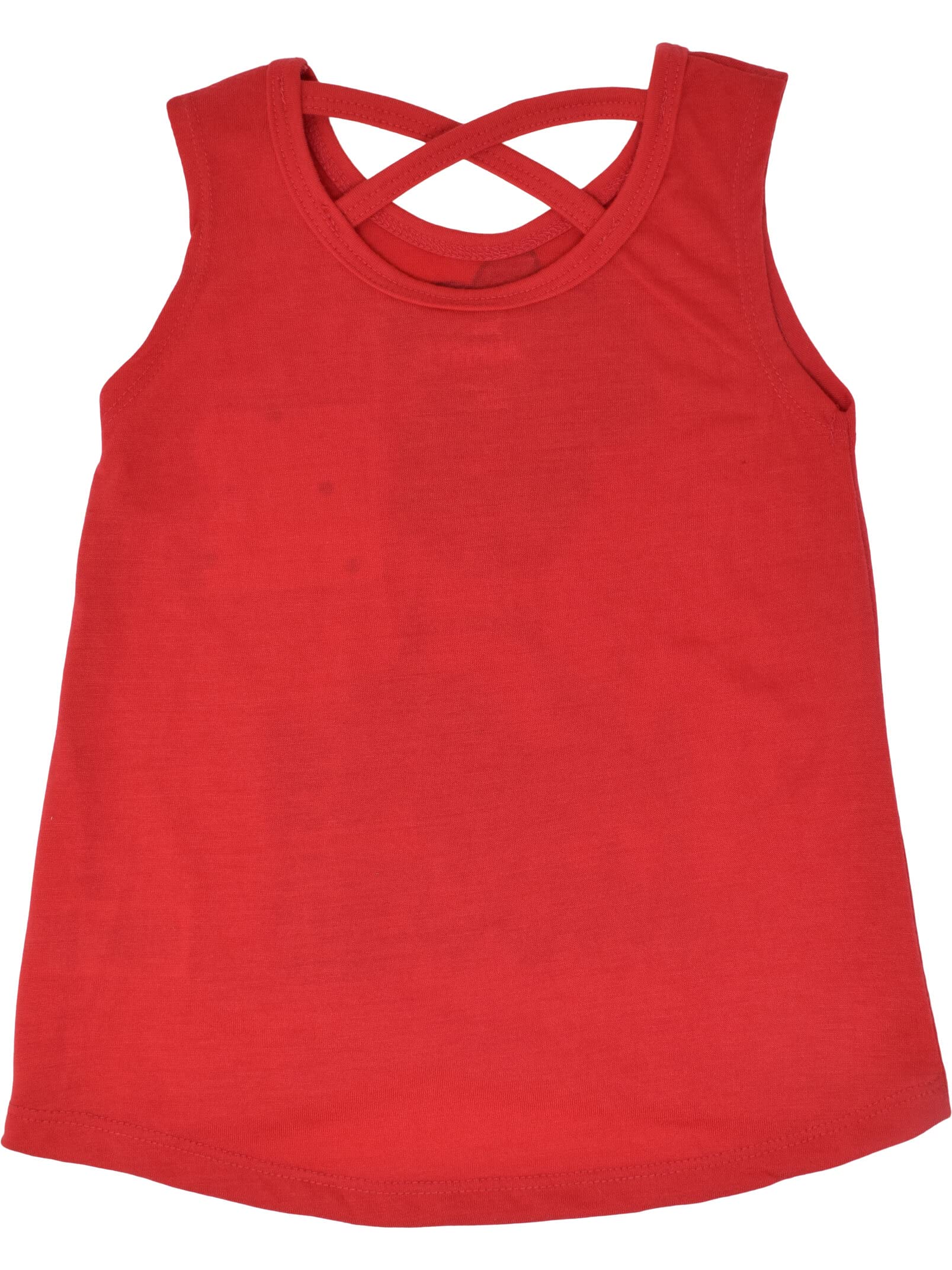 Disney Minnie Mouse Toddler Girls Tank Top and Active Retro Dolphin French Terry Shorts Red 4T