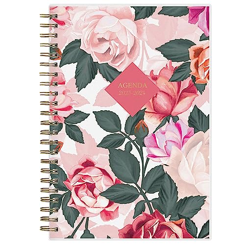 2023-2024 Blue Sky™ Weekly/Monthly Planning Calendar, 5" x 8", Roosevelt Multi Frosted, July 2023 to June 2024, 144277