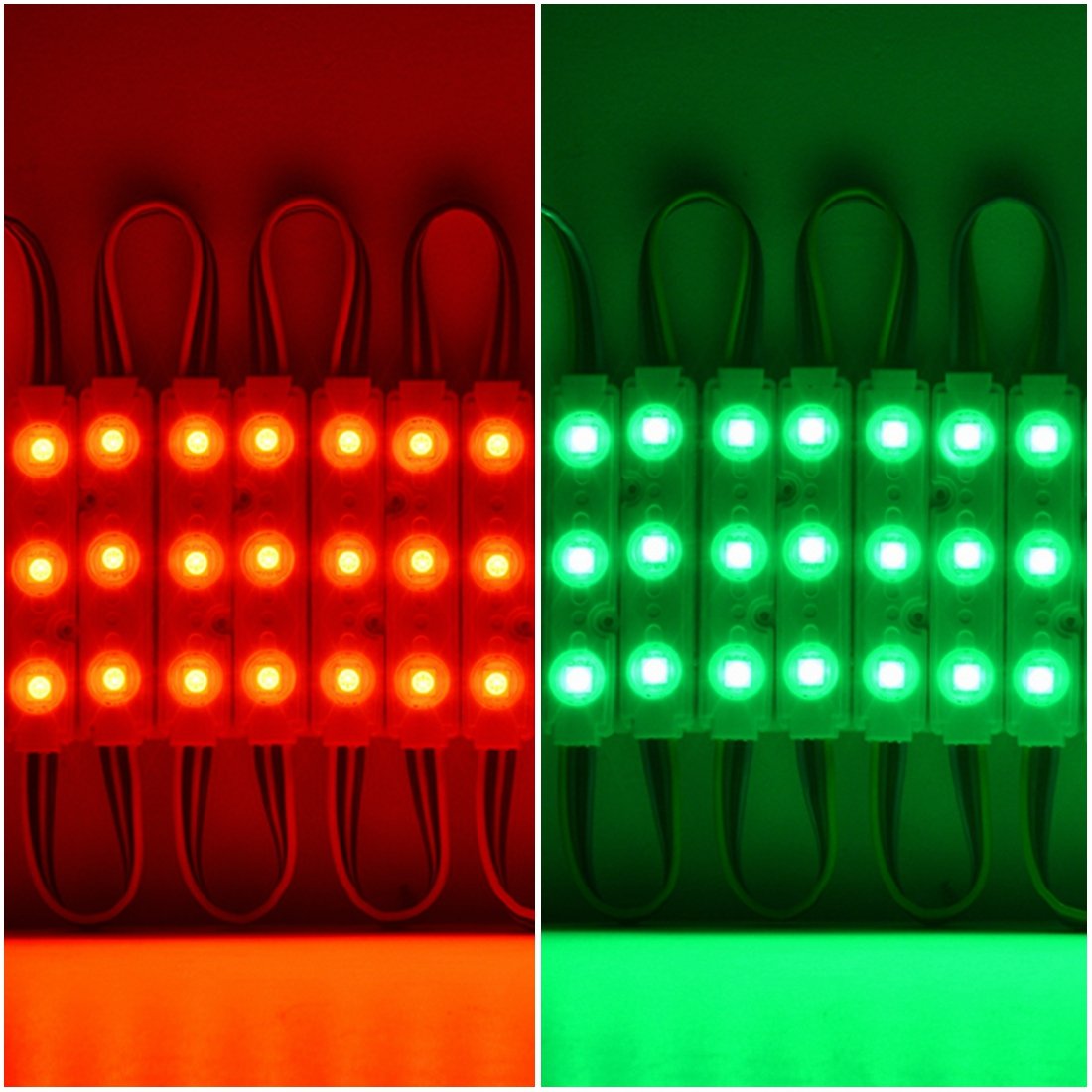 20FT Waterproof Colorful 5050 3 LED Light Module 12V RGB 120 LEDs With Remote Controller Power Plug for Outdoor Led StoreFront Signage Lighting