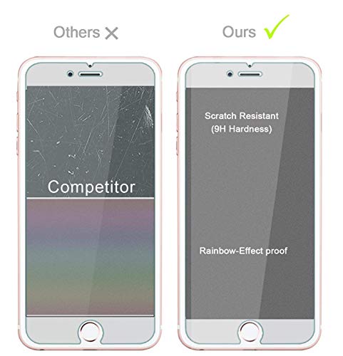 iPhone SE 2nd Generation Glass Screen Protector, eTECH Tempered Glass Screen Protector for Apple iPhone SE 2nd Generation 2020 Model β Bubble Free, Case Friendly, HD Clear (For SE 2nd Gen ONLY)