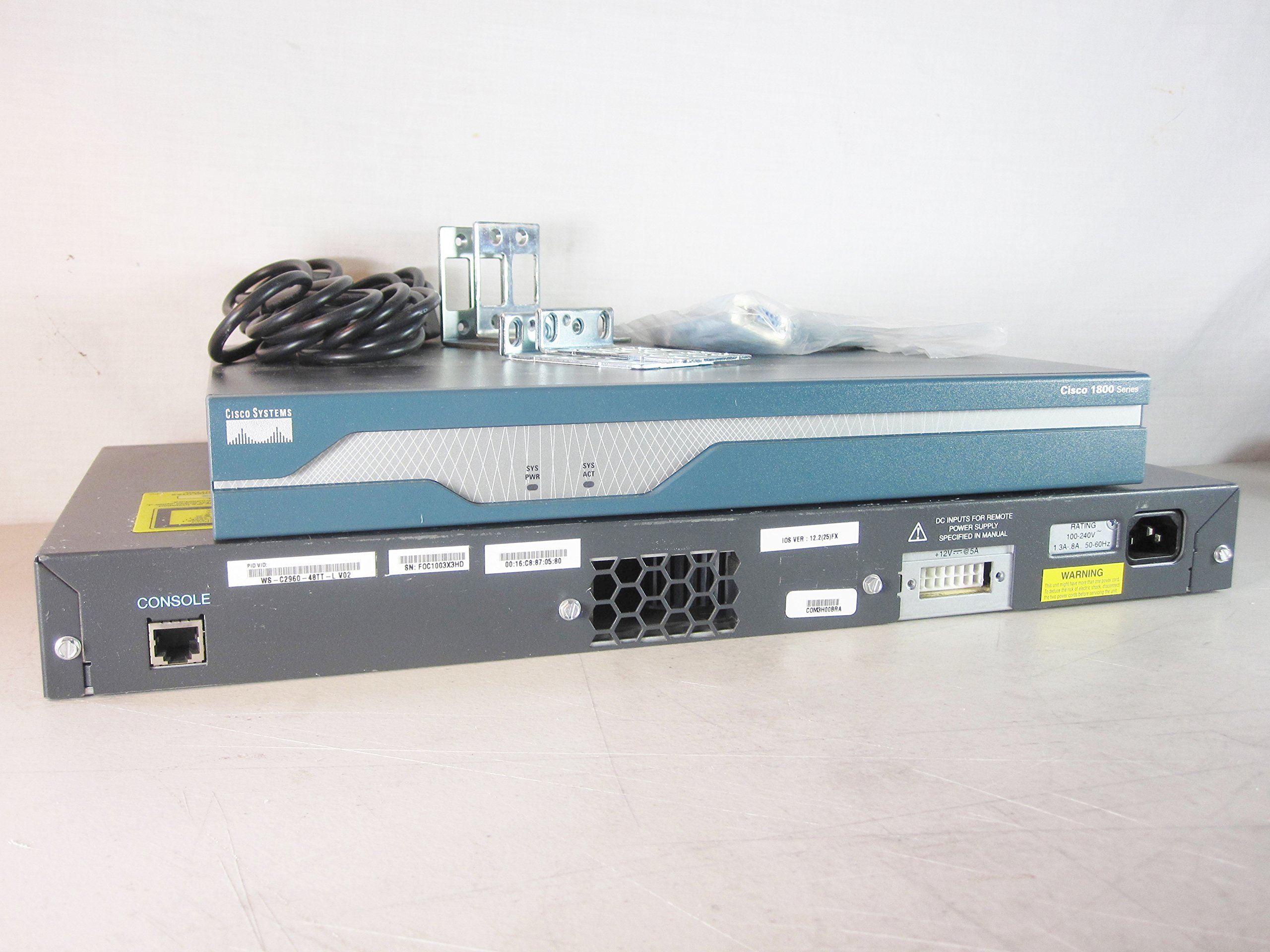 Cisco Systems CCENT CCNA CCNP CCIE Lab Kit WS-C2960-48TT-L Switch 1841 Router