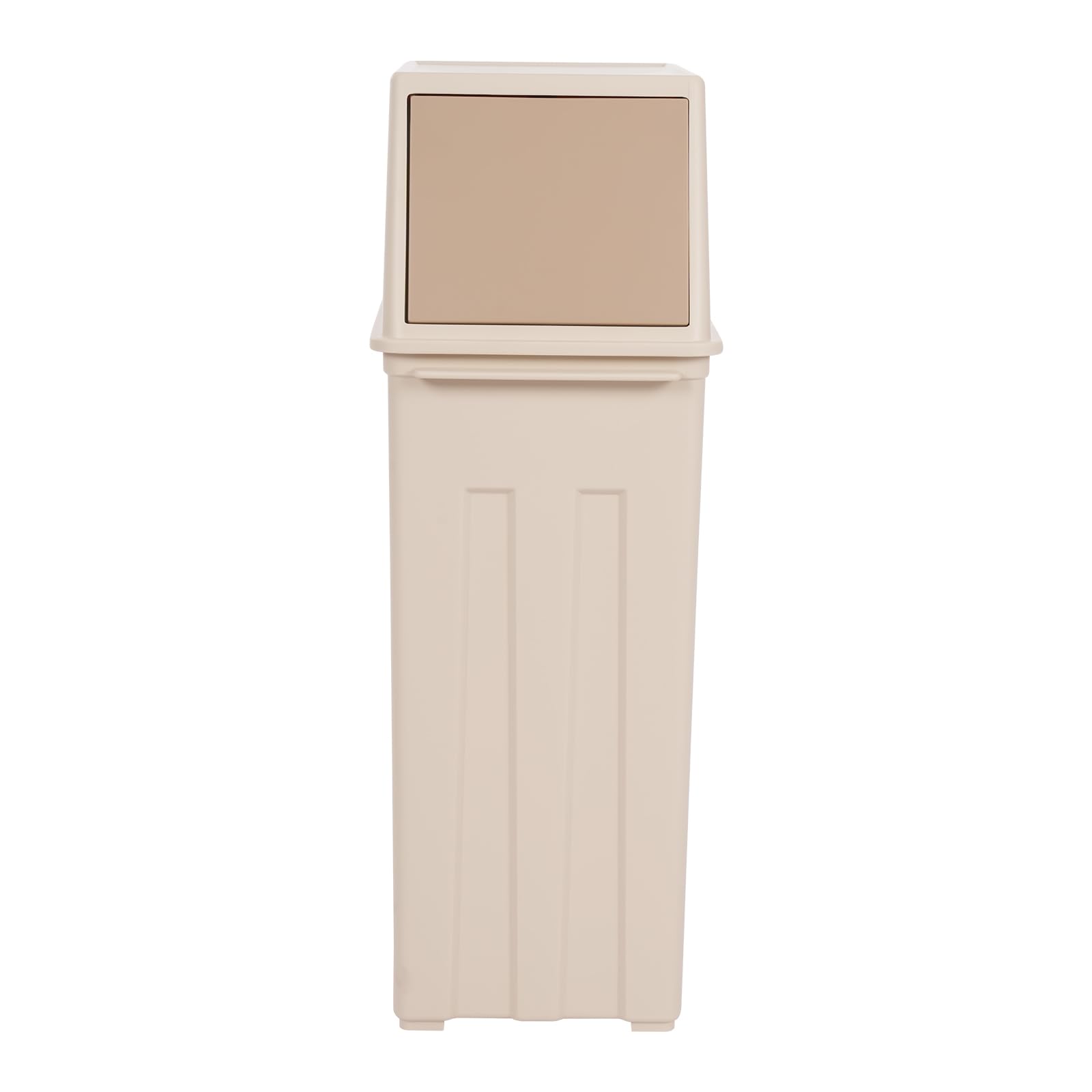 8 Gal Trash Can Tall & Narrow Trash Bin for Kitchen Slim Trash Can with Lid Floor Standing Swing Door Waste Basket, 7.48 x 11.81 x 24.61in