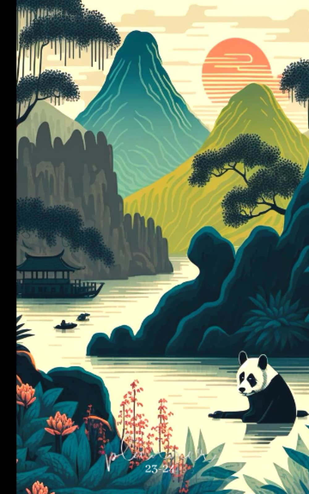 2023-2024 PLANNER: "ASIAN PANDA" Weekly planner. September 2023 to August 2024. Weekly. Annual, monthly and weekly calendar. Timetable. 6 x 9 inches. 139 pages.