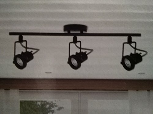 Globe Electric Desmond Collection LED 3-Light Black Track