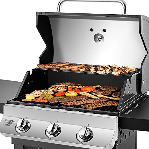 Dyna-Glo DGP397SNN-D Premier 3 Burner Natural Gas Grill, Stainless