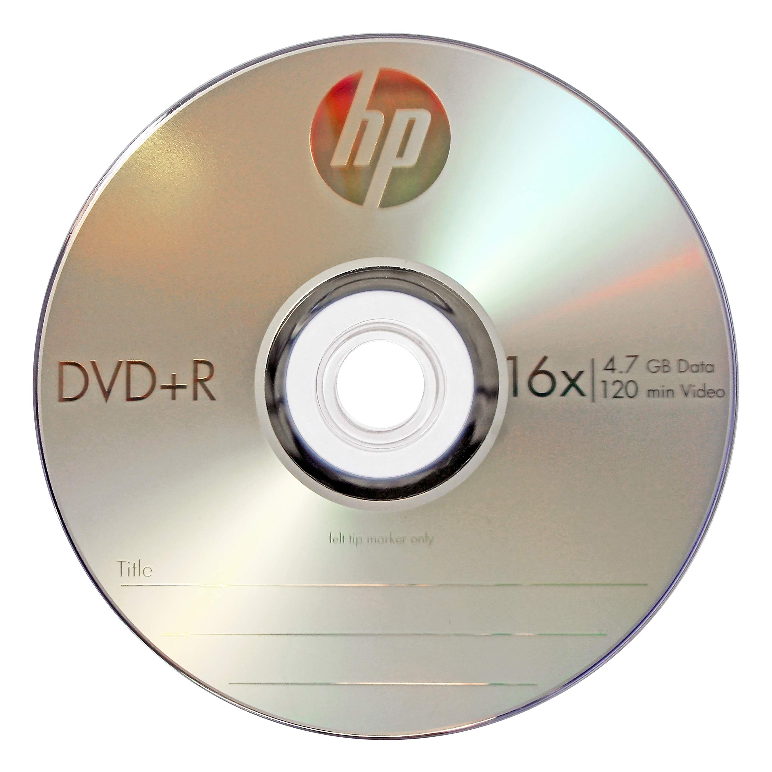 HP 600-disc DVD+R 16x Logo Top (6 x 100pk Cake Box Spindle)