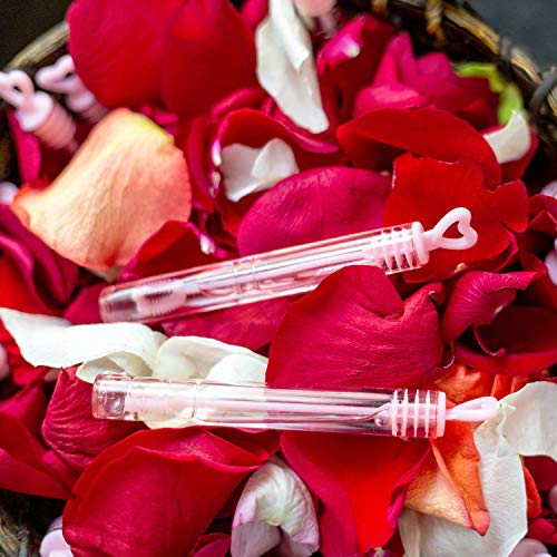 Narwhal Novelties 40 Count Mini Heart Bubble Wands β Great Wand Bubbles Party Favors for Weddings and Anniversaries