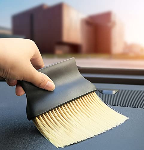 Auto Interior Dust Brush, Car Cleaning Brushes Duster, Soft Bristles Detailing Brush Dusting Tool for Automotive Dashboard Interior, Exterior, Skylight, Leather