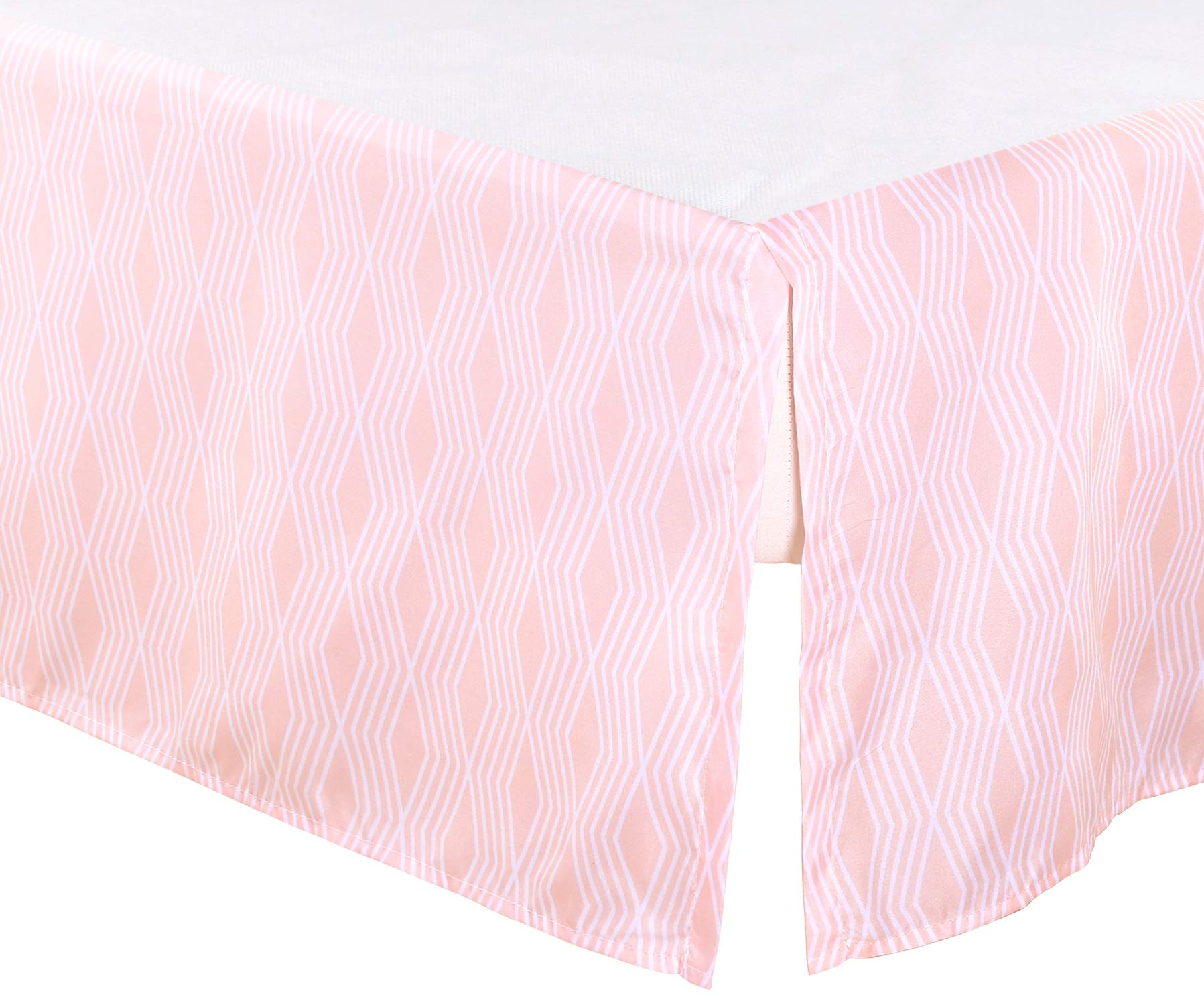 The Peanutshell Llama Love Crib Bedding Set for Baby Girls | 4 Piece Nursery Set | Baby Quilt, Crib Sheet, Dust Ruffle with Plush Llama Toy