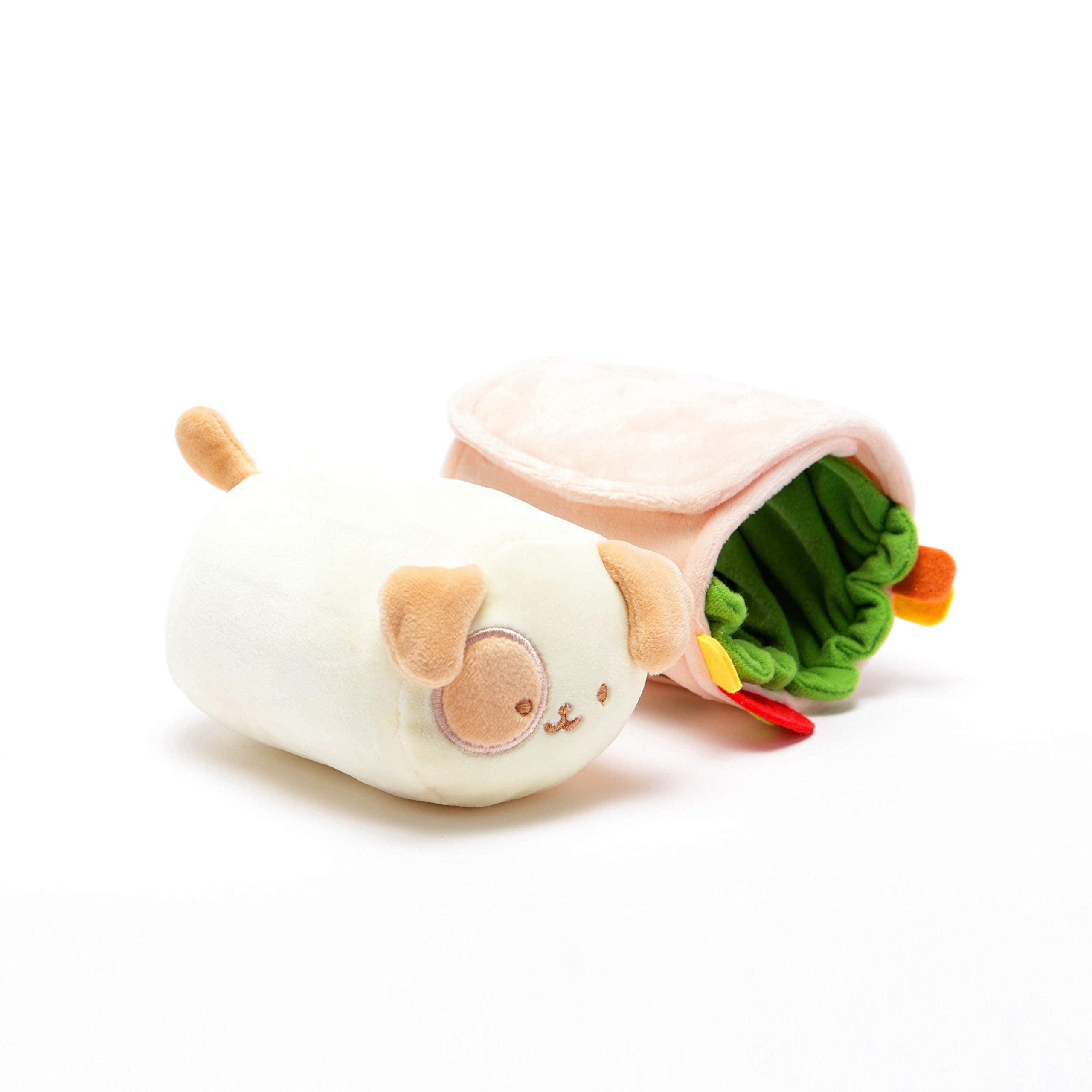 Anirollz Stuffed Animal Plush Toy - Official Roll Blanket Outfitz Doll |Soft, Squishy, Warm, Cute, Comfort, Safe| Burrito Pillow with Puppy - Birthday Decorations Gift 6" Puppiroll