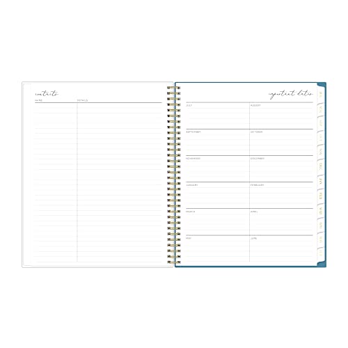 2023-2024 Blue Sky™ Life Note it® CYO Weekly/Monthly Academic Planning Calendar with Notes, 8-1/2" x 11", Bella, July 2023 to June 2024, 142181