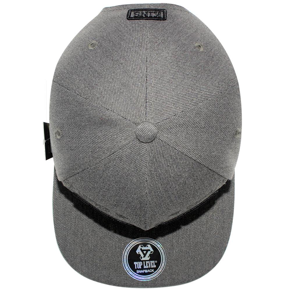 4350 DISTRICT Men's Adjustable Cotton Snapback Cap 2 (N21KNG21MG BLK)