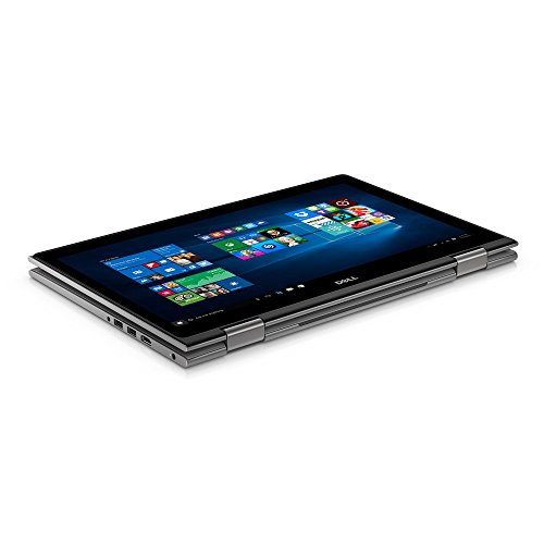 Dell i5568-0463GRY 15.6" FHD 2-in-1 Laptop (Intel Core i3-6100U 2.3GHz Processor, 4 GB RAM, 500 GB HDD, Windows 10) Gray