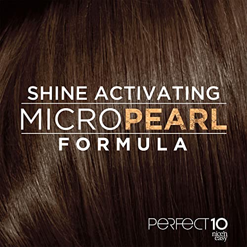 Clairol Nice'n Easy Perfect 10 Permanent Hair Dye, 2 Black Hair Color, Pack of 1