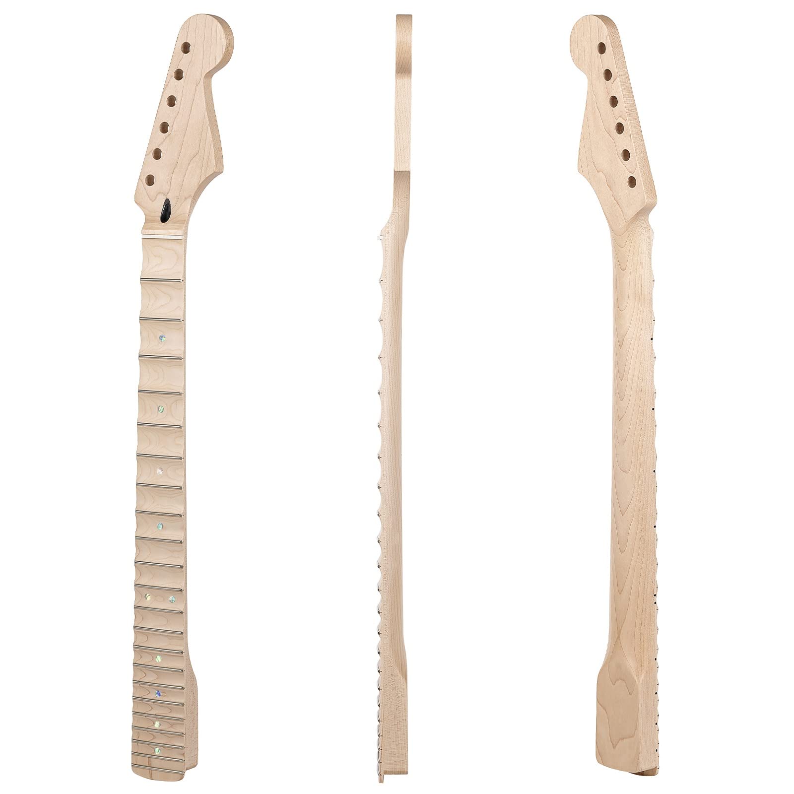 22 Fret Maple Fretboard Guitar Neck Guitar DIY Parts Replacement Guitar Neck for ST Style