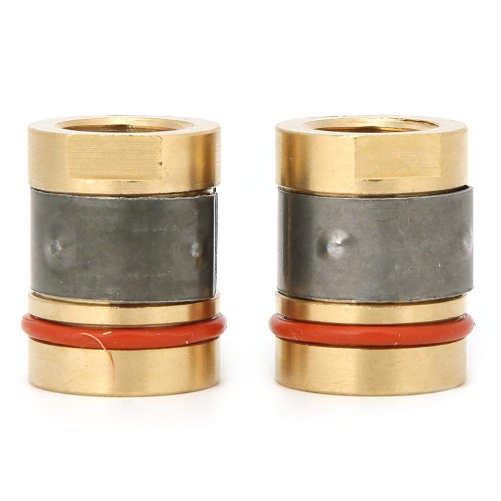 2pcs MIG Welding Gun, 169729 Nozzle Adapter, MIG Welding Gun Nozzle Adapter MIG Gun Nozzle Adapter Brass Nozzle Adapter for Miller M-25/M-40 Hobart MIG Gun