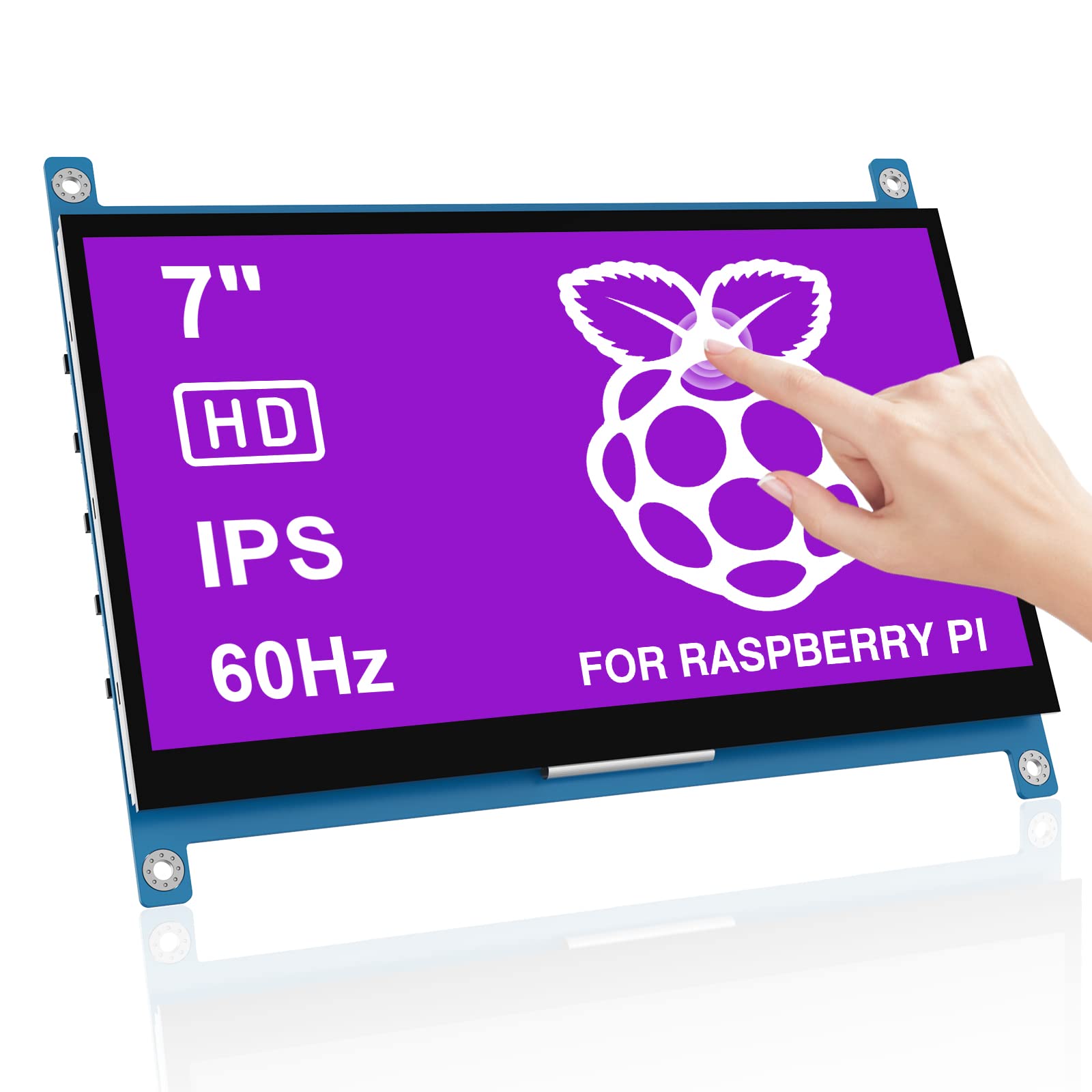 APROTII 12 inch HDMI Monitor, 1024x768 HD Display, HDMI/BNC/AV/VGA/USB Input Audio Video Display with BNC Cable Bulid in Speaker and VESA Hole for PC Raspberry Pi Use Built-in Speaker