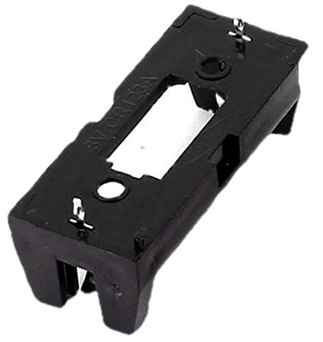 LAPXSNZD 10Pcs Black Battery Holder Case Box Clip for CR123 CR123A Lithium Battery