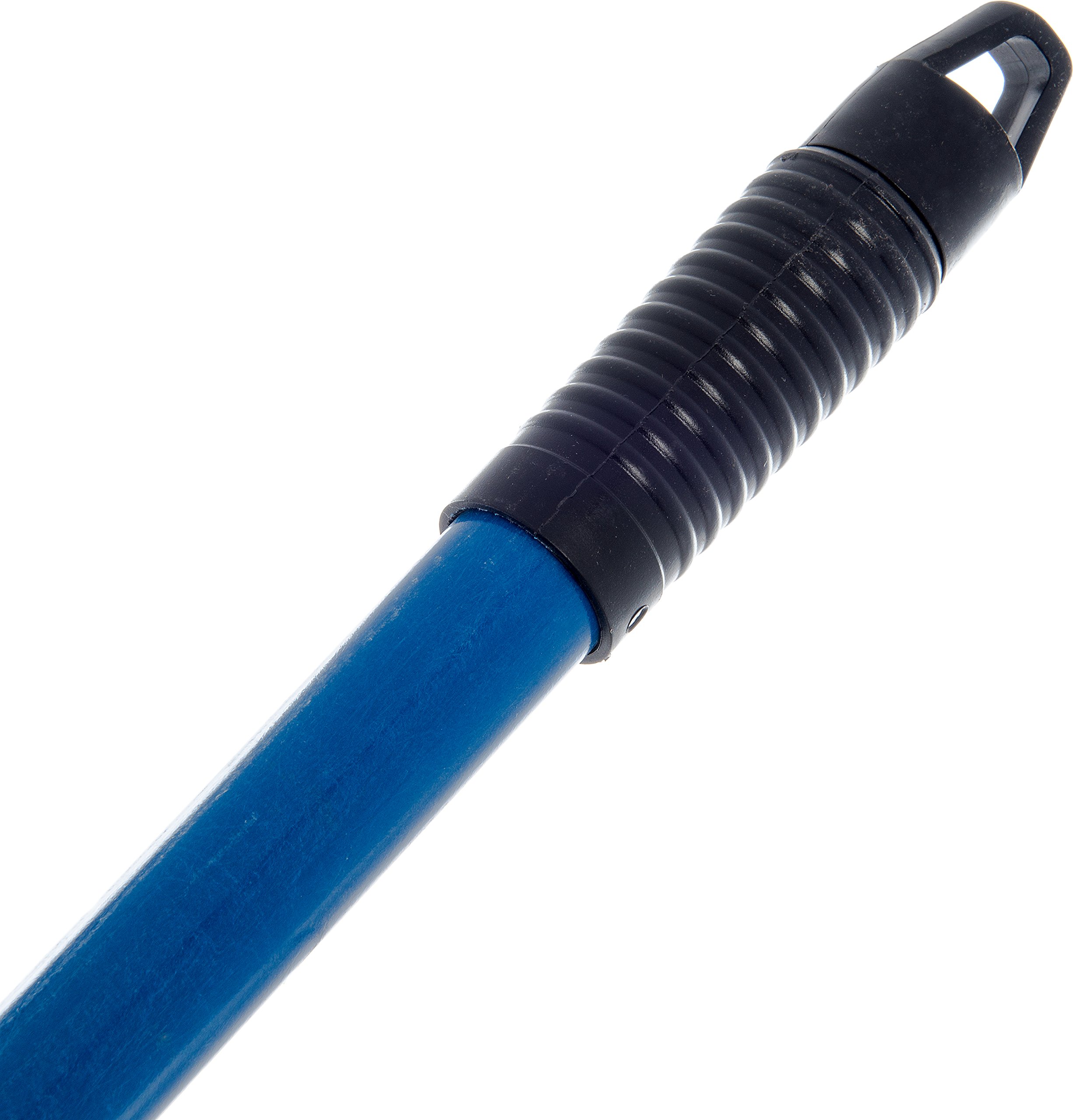 Carlisle FoodService Products 36947500 Fiberglass Jaw Style Mop Handle, 1" Diameter x 60" Length, Blue