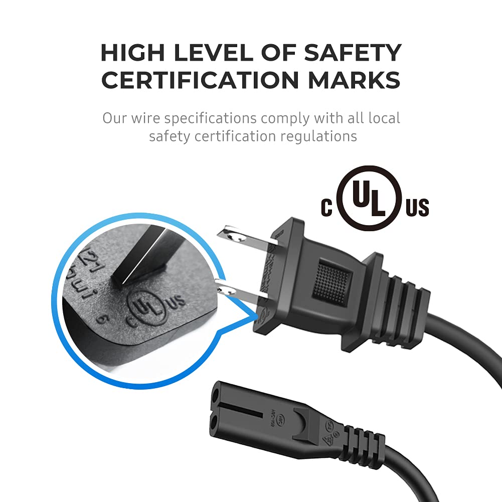 HKY 19V AC DC Adapter Compatible with LG 34" 32" 27" 24" 23" 22" 20" 19" LCD LED HD TV Monitor Widescreen LG 32ML600M-B 24MP400-B 27MP400-B 34WP65C-B 29WP60G-B 27GL83A-B 24GN600-B 34WN80C-B 24MP60G-B