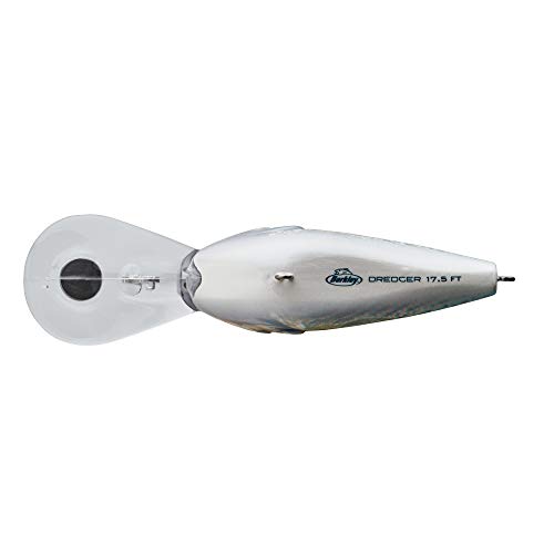 Berkley Dredger Fishing Lure, HD White Bass, 5/16 oz, 2in | 5cm Crankbaits, Tight, Subtle Action Ideal for Deep Water Fish, Equipped with Sharp Fusion19 Hook