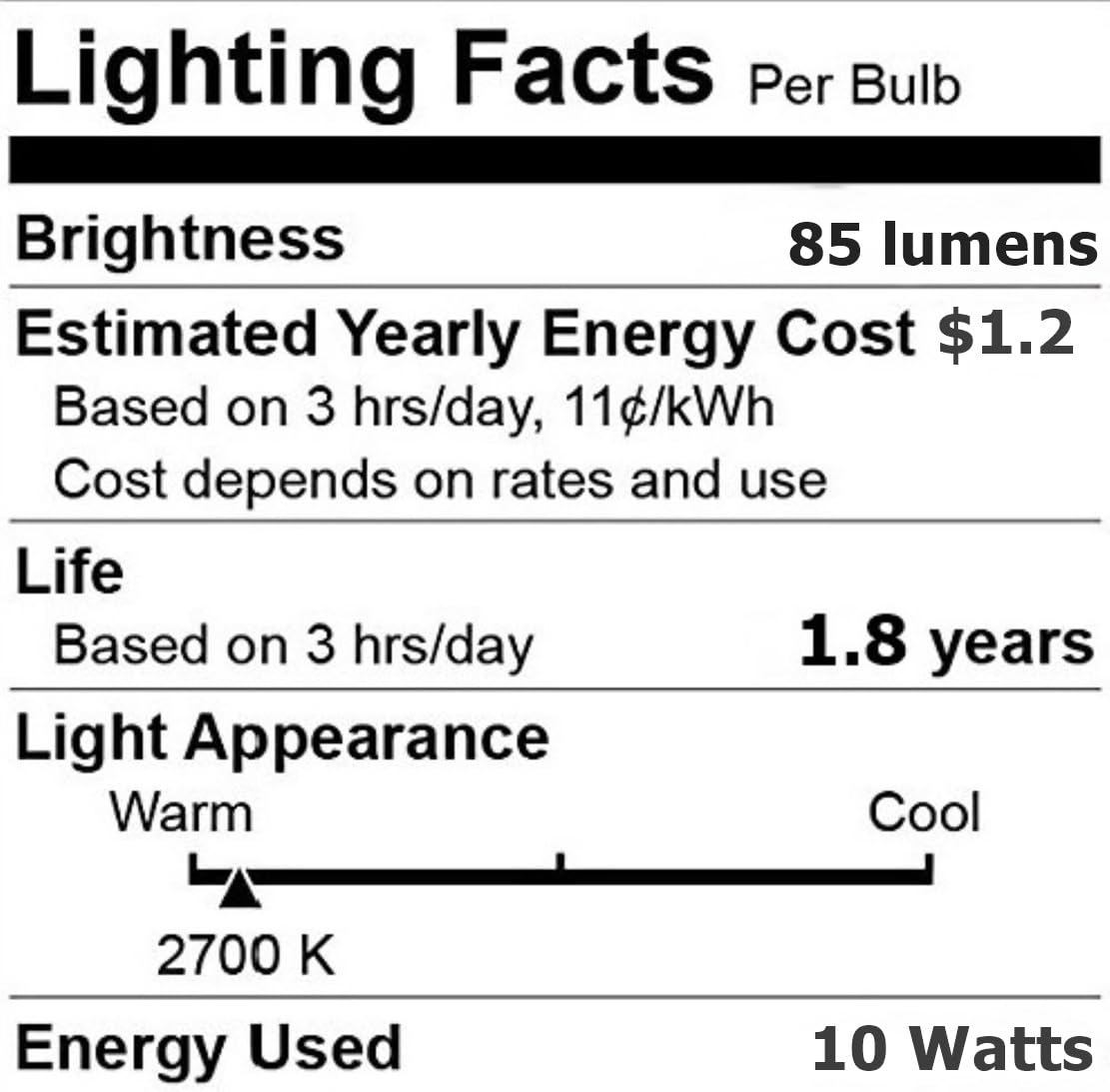 Anyray (2-Bulbs) Clear MR11 +C 12Volt 10Watt Precision Halogen Reflector Fiber Optic Light Bulb 10W 12V 10-Watts