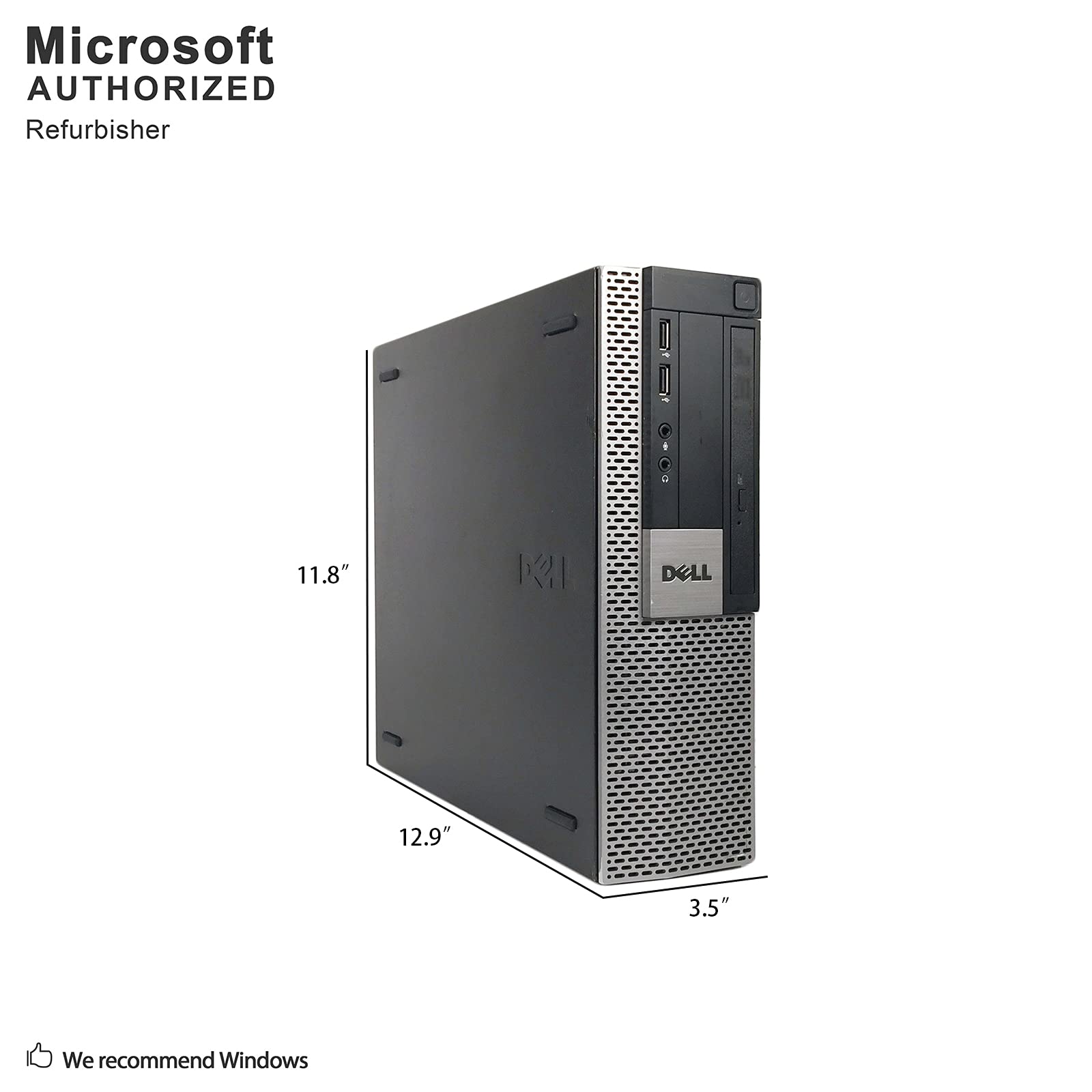 DELL Optiplex 980 Desktop Computer, i5-650 3.2GHz, 8GB, 500GB DVD, Windows 10 Pro (Renewed)']