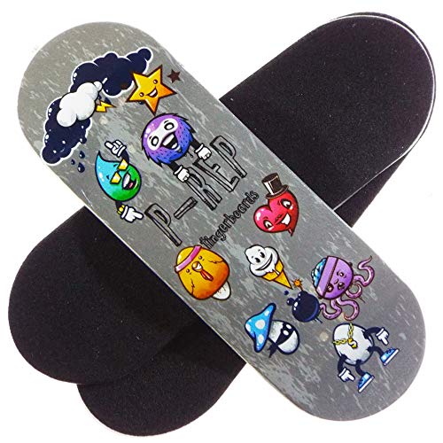 P-REP Turnt Up Storm- Solid Performance Complete Wooden Fingerboard (Chromite, 32mm x 97mm)