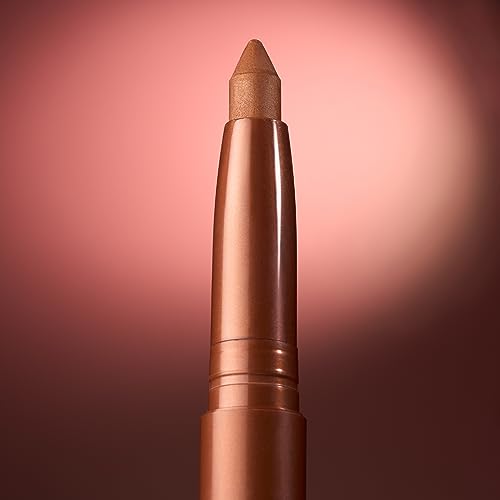 LAURA GELLER NEW YORK Kajal Longwear Kohl Eyeliner Pencil - Smoky Taupe Kohl - Caffeine and Vitamin E - Smooth & Blendable Liner - Built-In Sharpener