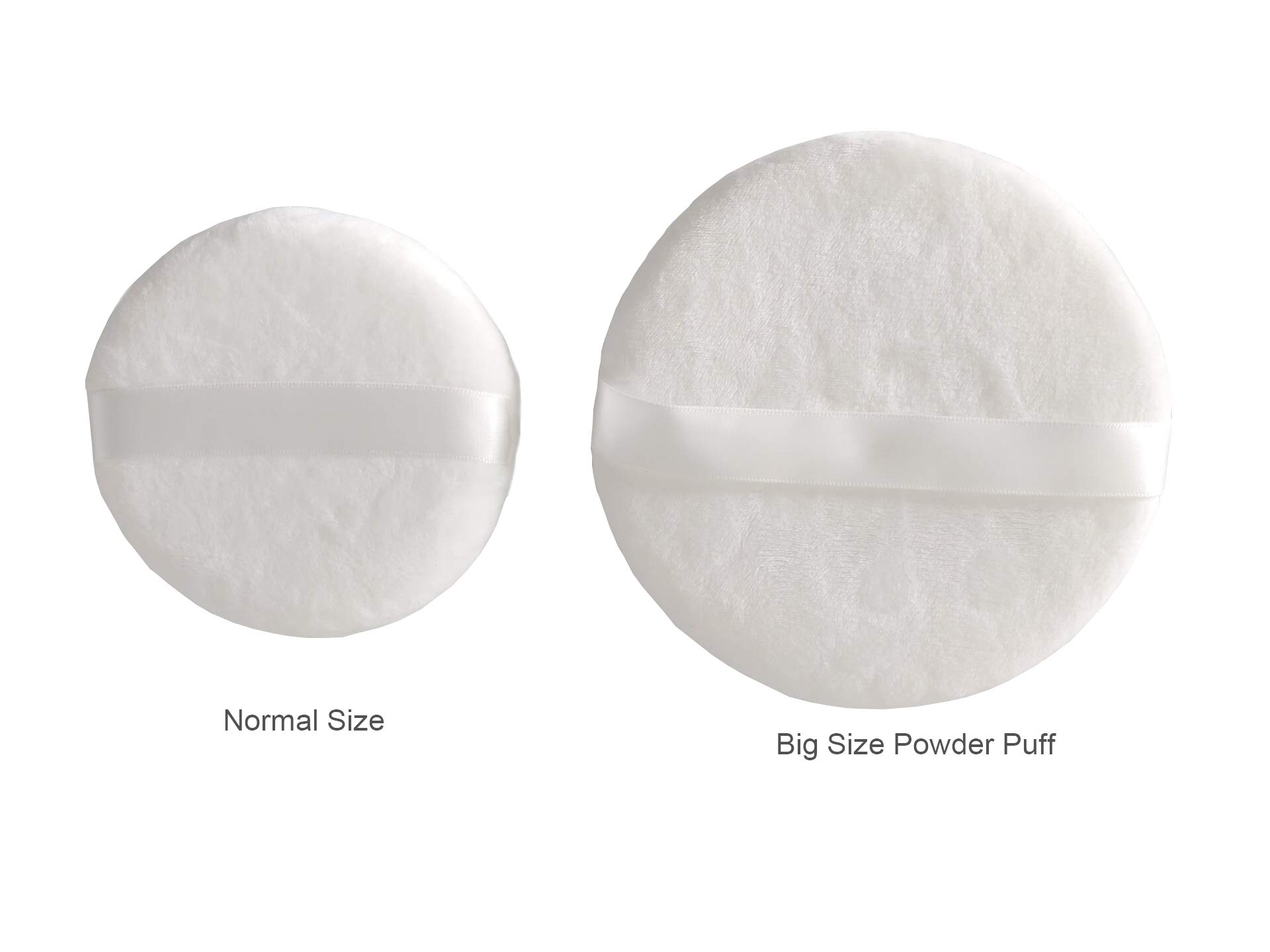 Topwon 5 Inch Powder Puff for Body Baby - Extra Large Jumbo Size Body Powder Puff Dusting Powder Blending & Setting Makeup Foundation (1 Pieces)