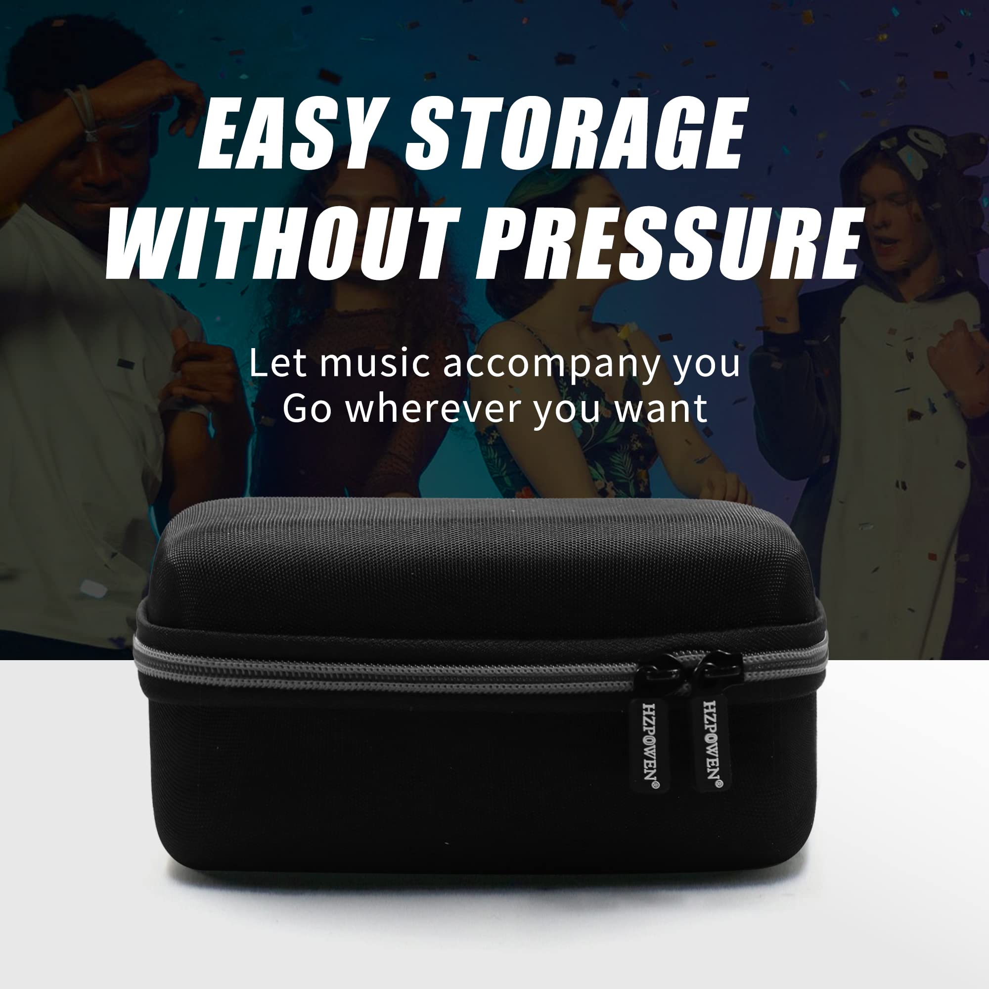 Carrying Case for Marshall Emberton Bluetooth Speaker, Marshall Emberton Case, Hard Organizer Portable Carry Cover Storage Bag