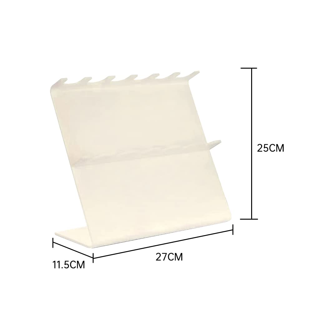 2pcs Pipettor Stand,Laboratory Pipette Stand ,Plastic Pipette Rack Hold up to 6 Pipettors (Doesn't Include Pipettors)