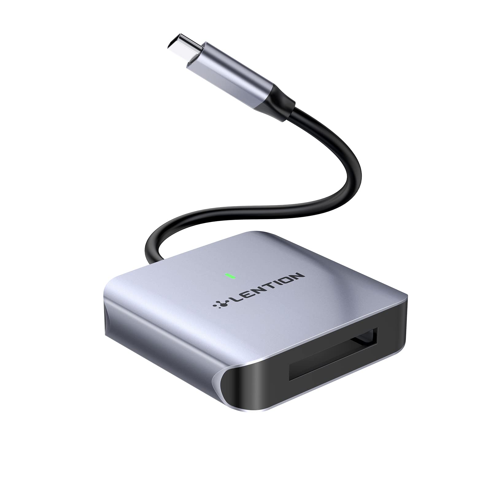 LENTION USB 3.2 Gen 2 10Gbps CFexpress Tyep B Card Readers, Portable Aluminum Memory Card Adapter, Support for Thunderbolt 3/4 Port, for Professional Filmmakers, Photographers(C9CR)