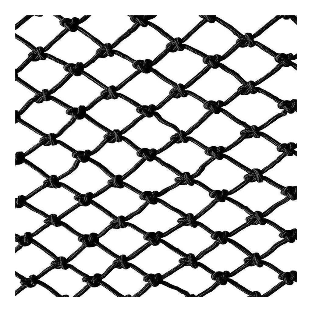 RZM Railings Safety Net Black Decor Net, Climbing Cargo Net Rope 8mm Balcony Protective Net Child Stair Safety Net Waterproof Hand-Woven Nylon Fence Net Fall Protection Mesh 6cm child safety netting f