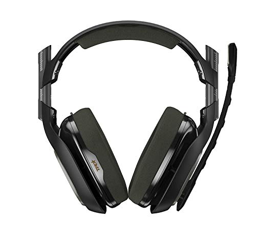 ASTRO Gaming A40 TR Headset w/MixAmp M80 for Xbox One, Mod Kit Compatible, Gaming Headset for Xbox One, PC - Bulk Packaging - Black/Olive