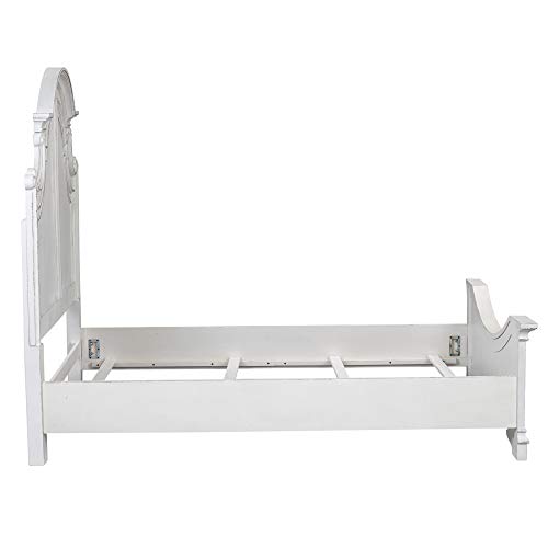 Liberty Furniture INDUSTRIES Magnolia Manor Panel Bed, Queen, Antique White