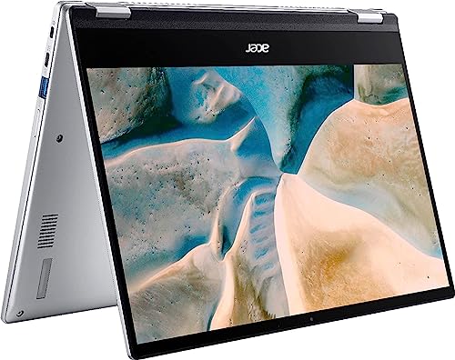 acer 2023 Newest Premium Spin514 2in1 Chromebook: 14" FHD IPS Touch Display, Powerful AMD Ryzen3(Up to 3.5GHz), 8GB RAM, 128GB eMMC SSD, AMD Radeon Graphics, USB-C, WiFi, BT, Backlit-KYB, Chrome OS