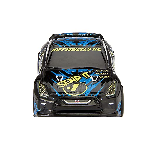 Hot Wheels RC Car, Remote-Control 2017 Nissan GT-R in 1:64 Scale, Works On and Off Hot Wheels Track, Includes Track Adapter