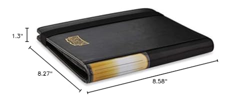 Arcane Tinman Dragon Shield Card Binder – 4 Pocket (Sideload) Portfolio Black - Trading Cards – Card Games - Compatible with Pokemon Yugioh Magic The Gathering MTG TCG OCG & Hockey Cards, (AT-36002)