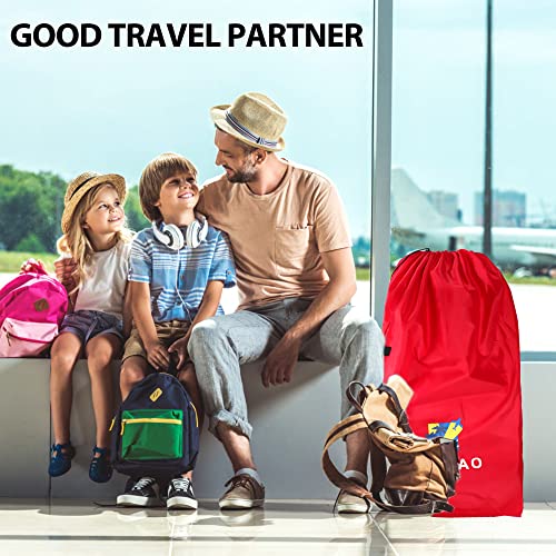 Car Seat Travel Bag,Stroller Bag for Airplane,Stroller Travel Bag for Standard & Double Strollers(Red)