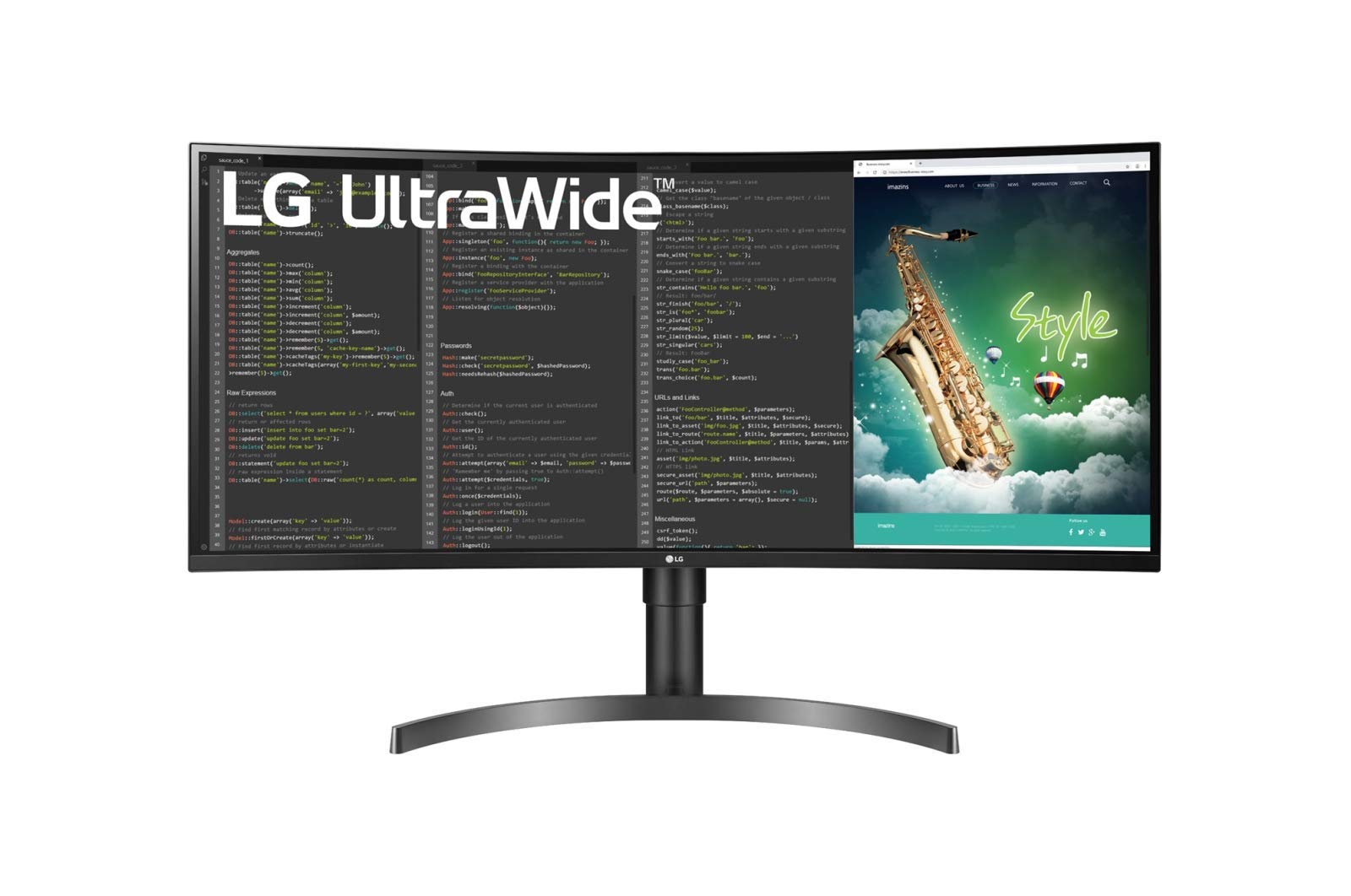 LG 35” VA HDR QHD UltraWide Curved Monitor, Black (35BN75C-B) (Renewed)