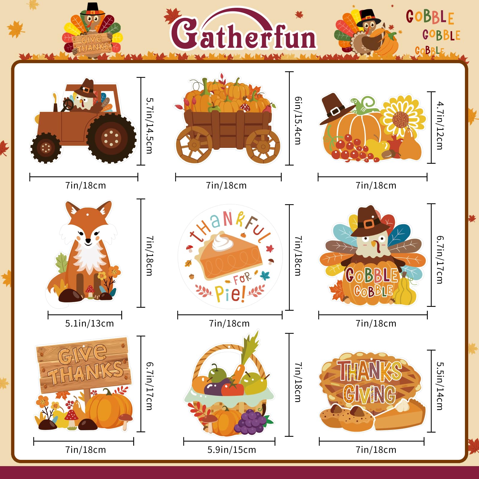 24-Piece Set, Fall & Thanksgiving Party Decorations - Hanging Swirls for Autumn Celebrations, Fall Home & Classroom Decorations