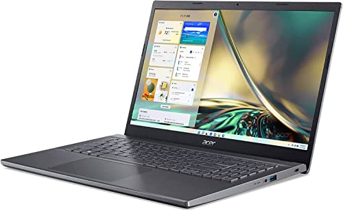 acer Aspire 5 2023 | 15.6" FHD AMD Radeon Graphics | Ryzen 7 5825U 8 Cores 16 Threads | 16GB DDR4 512GB SSD | Numeric Keypad Wi-Fi 6 Bluetooth 5.2| Win11 Pro | TLG 32GB USB | Steel Gray