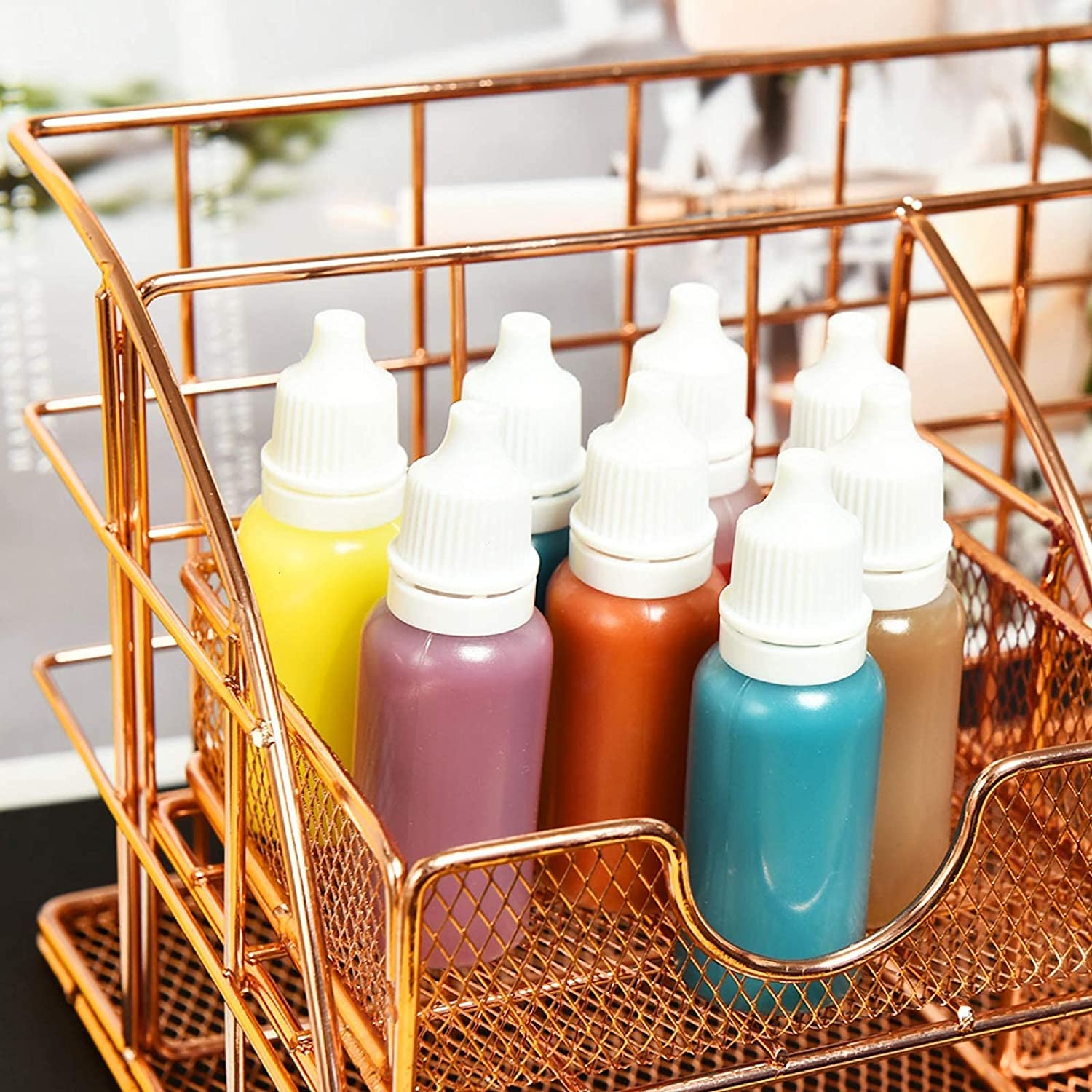 200 Pcs 15ml, 0.5 oz Plastic Eye Liquid Dropper Bottles with Childproof Cap, Durable Plastic Slightly Squeezable (WHITE 200ct), 0.5 OZ (15ml Dropper)