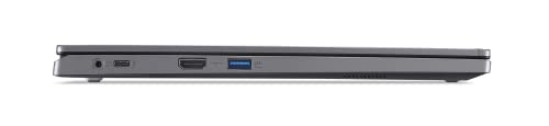 Acer Aspire 5 Slim Laptop | 15.6" FHD (1920 x 1080) IPS | Intel Core i7-1355U | NVIDIA GeForce RTX 2050 | 16GB DDR4 | 1TB Gen 4 SSD | Wi-Fi 6E | USB4/Thunderbolt 4 | Backlit KB | A515-58GM-76KW, Gray
