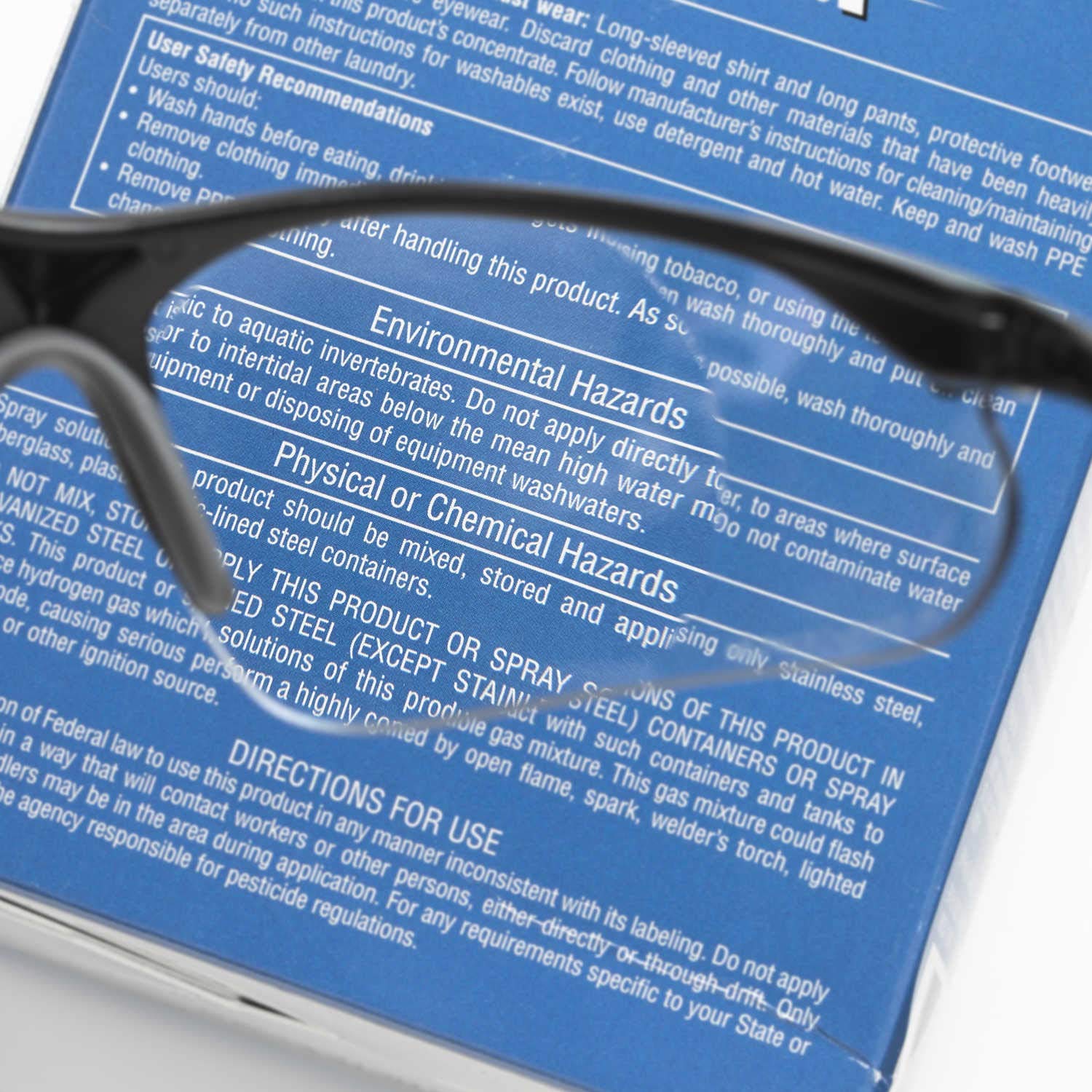 Delta Plus - RX-500C-0.75 RX-500C 0.75 Diopter Full Lens Magnifier Safety Glasses, Black Frame /Clear Lens