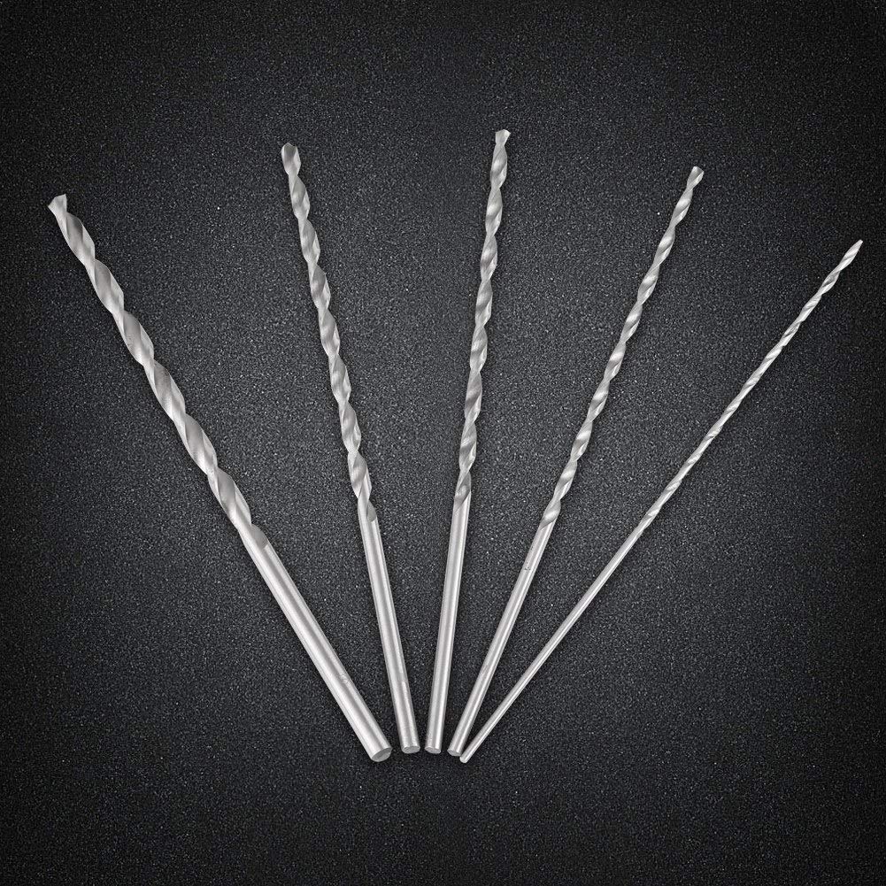 Extra Long Brad Point HSS Drill Bit, 2-5mm Diameter x 150mm Length, Straight Shank Drill Bits for Wood Plastic and Aluminum