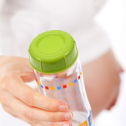 Baby Milk Bottle Lids Cover: Mam Bottles Water Newborn Breast Pump Storage Holder Hot Feeding Cup Breastfeeding Covers 10pcs