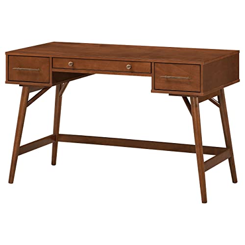 Coaster Furniture 3-Drawer Writing Desk Walnut 800744